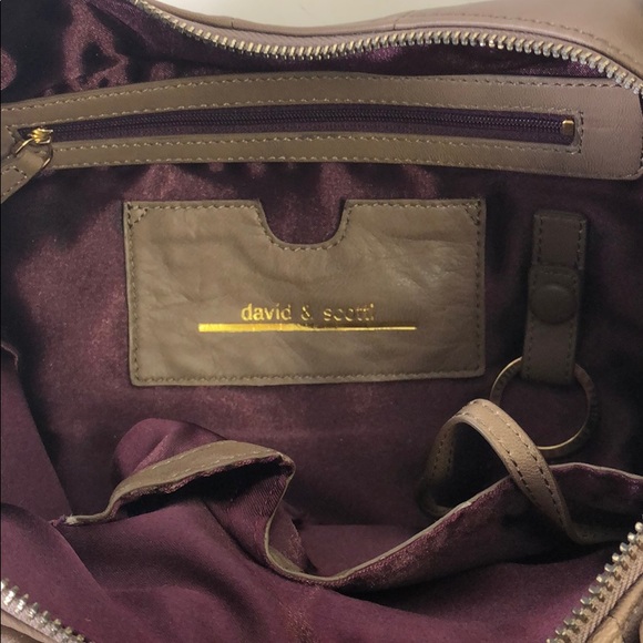 David & Scotti | Bags | David Scotti Hobo Elephant Leather Vintage Bag ...